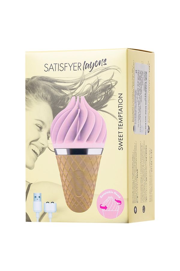 Satisfyer layons Sweet Treat Vibratör, silikon, pembe, 10,4 cm